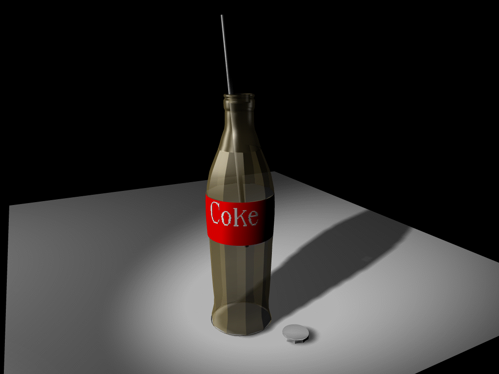Coke bottle model from around 1990 | Scrolller