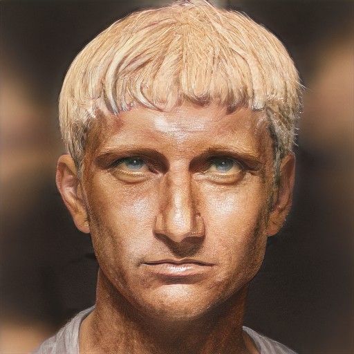 Colorised bust of Augustus Caesar [c8ec15a424340b8856eb] | Scrolller