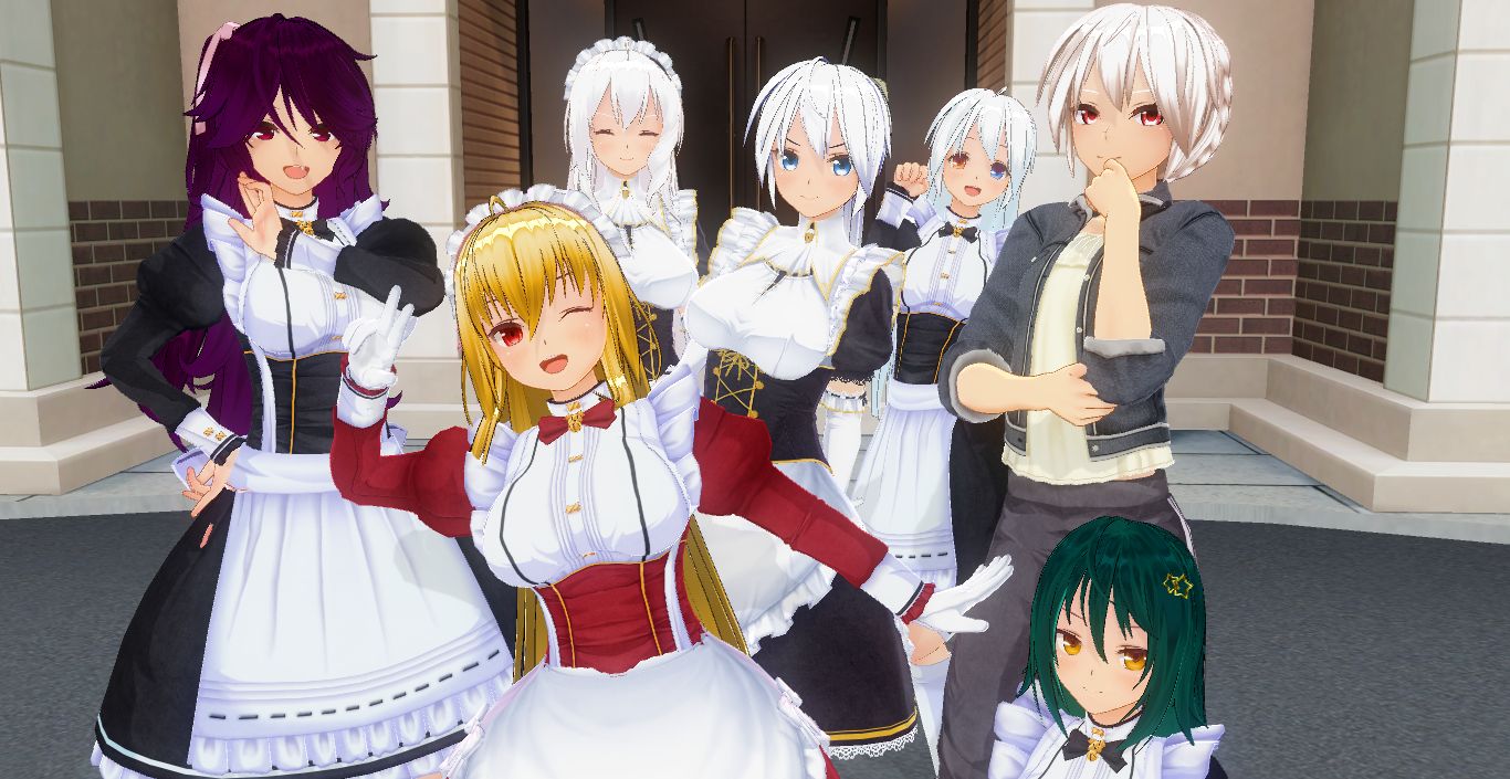 [COM3D2 x Honkai Zero] Introducing my own beta characters | Scrolller