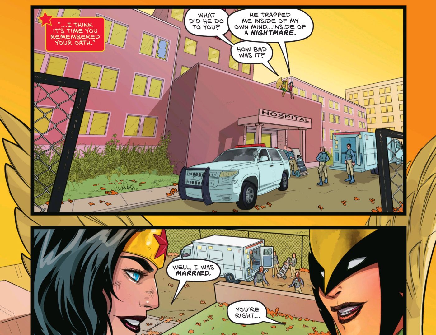 [Comic Excerpt] Wonder Woman gets trapped in the worst place she could possibly think of ...