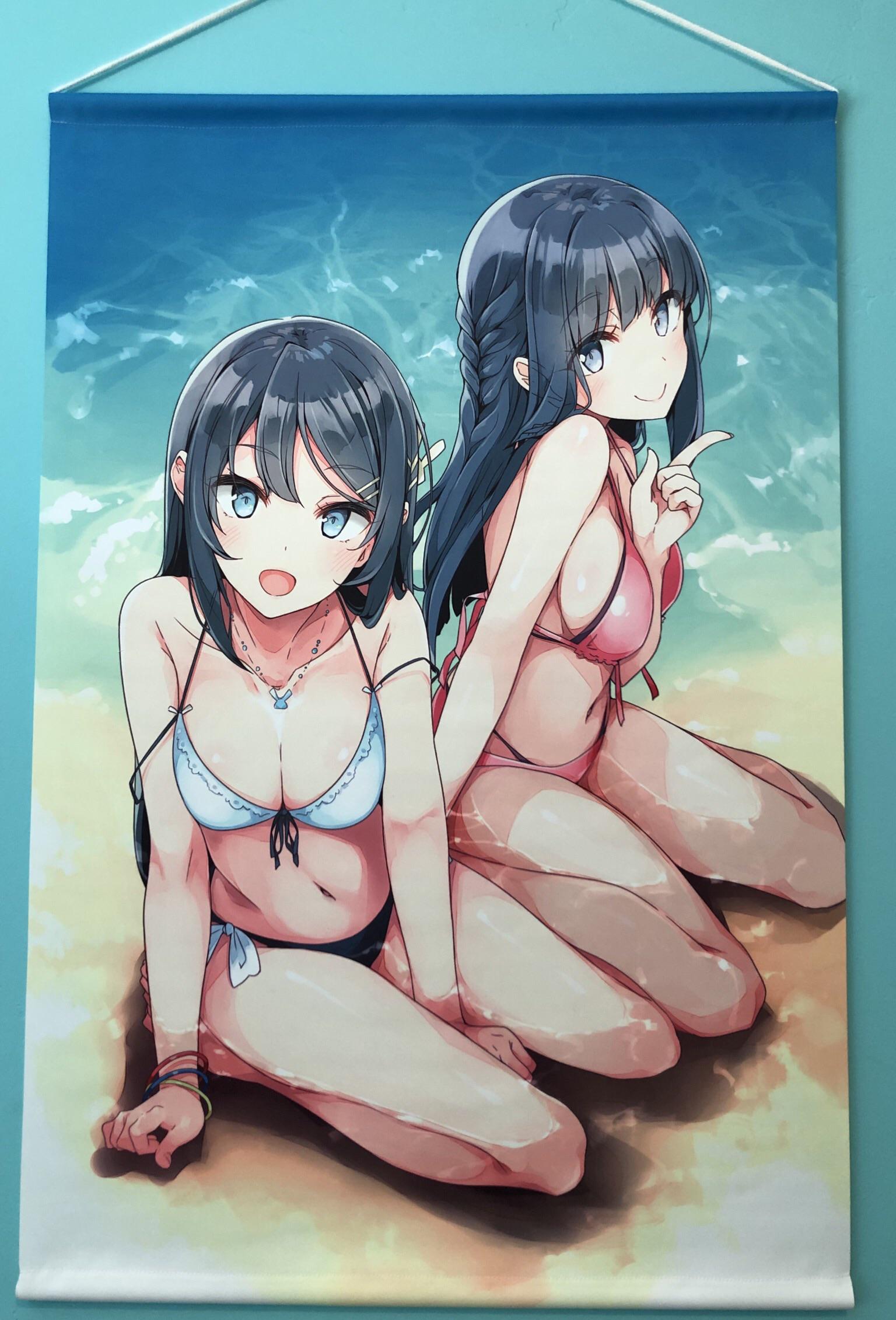 Comiket 96 Mai and Shoko Tapestry by NtyPe | Scrolller