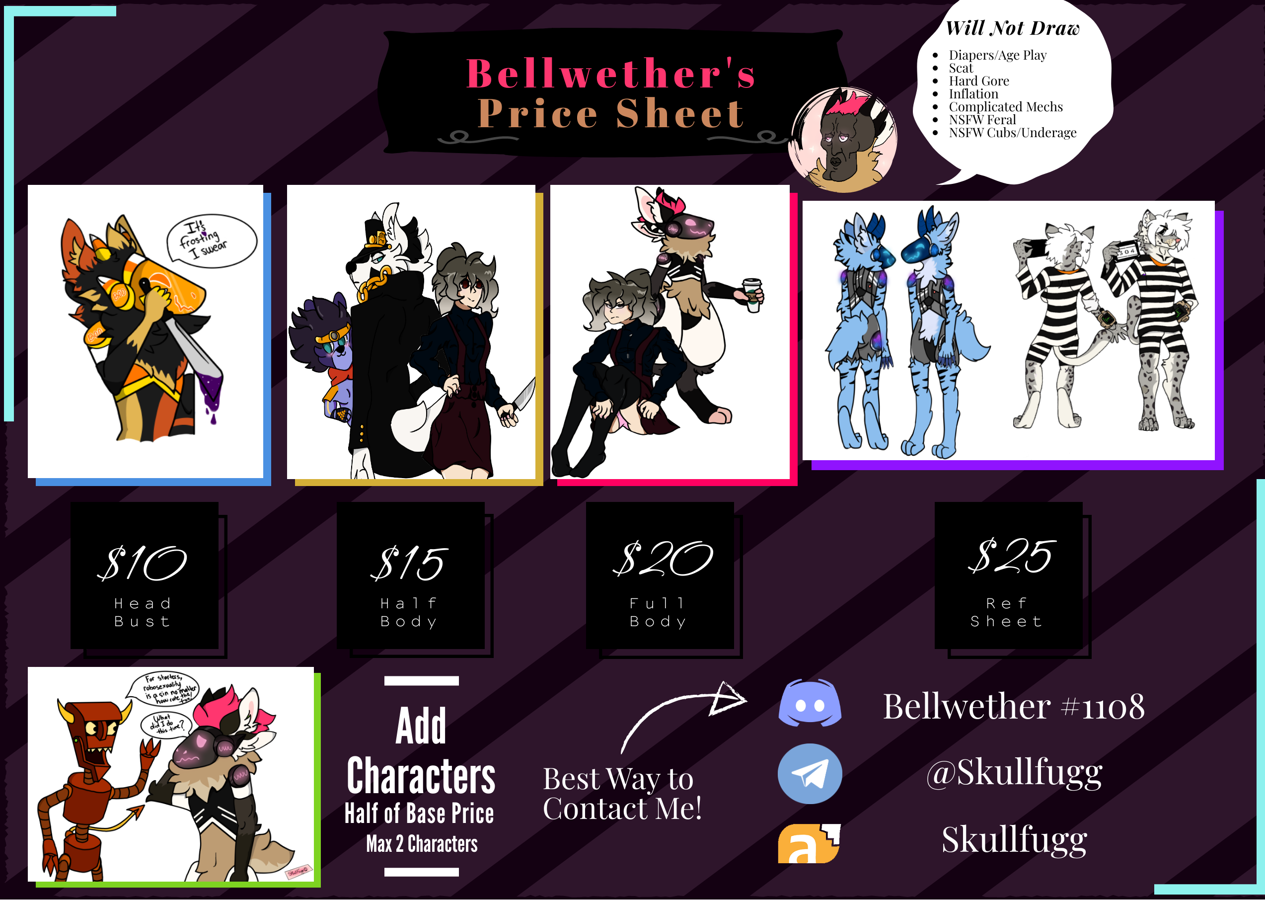 COMMISSIONS OPEN! | Scrolller