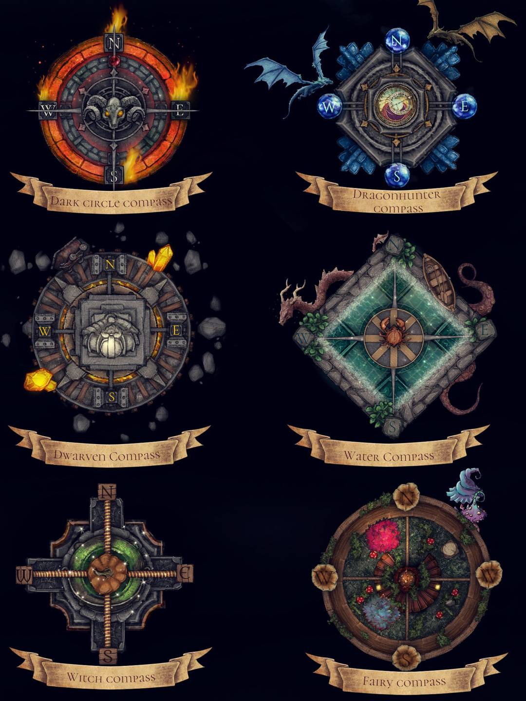 Compass map | Scrolller