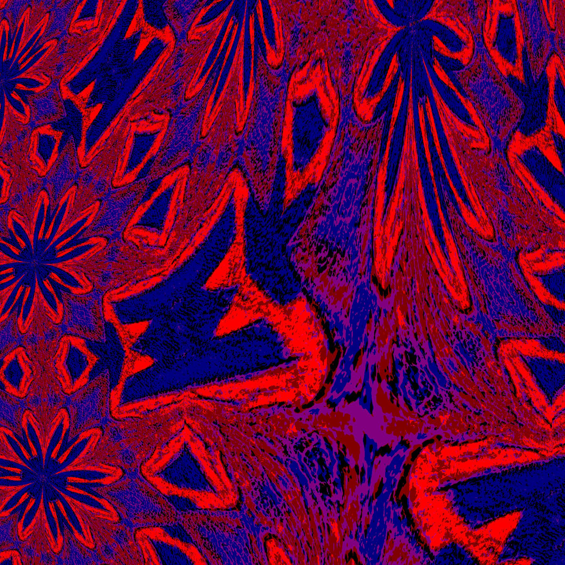 Composition in Red and Blue | Scrolller