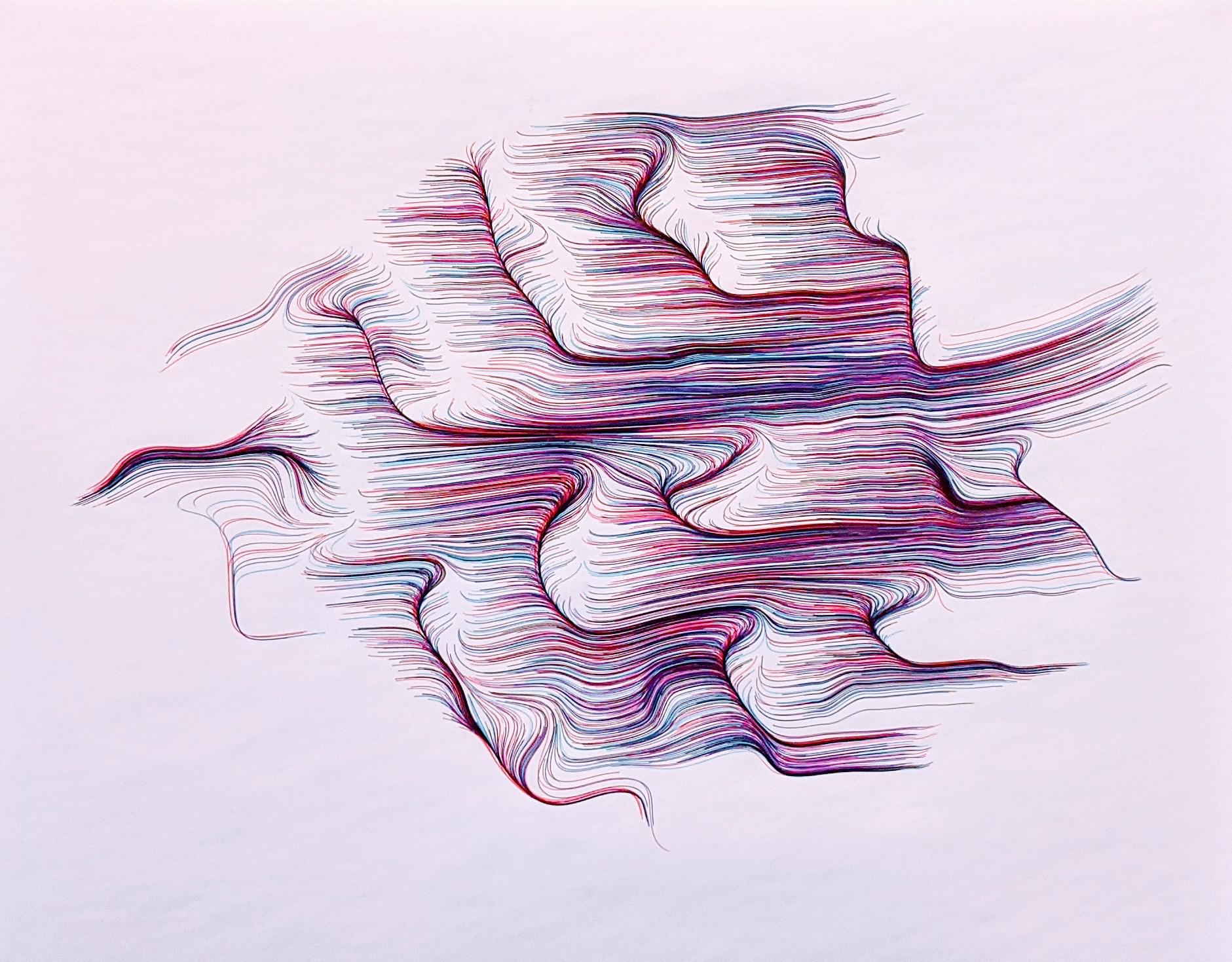 "Compression" -Flow Field Art- | Scrolller
