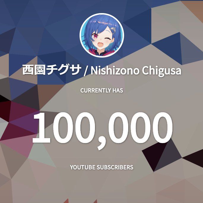 Congrats to Chigusa Nishizono on reaching 100k subs! | Scrolller
