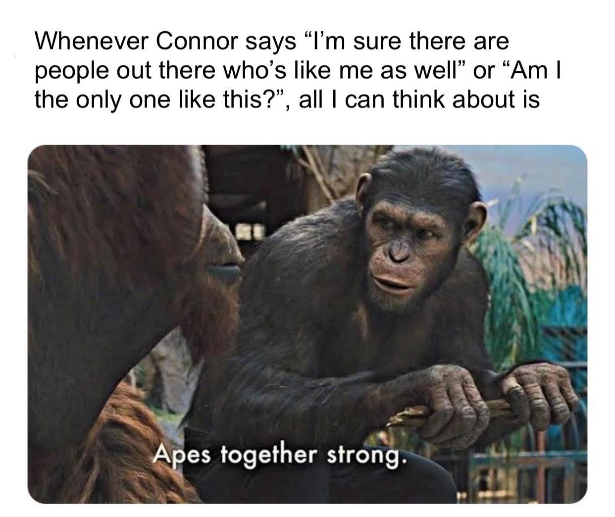 Connor recruiting monkey brains | Scrolller