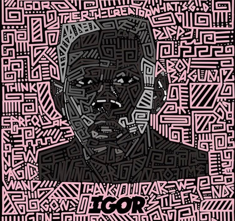 Cool Igor art with track names imbedded | Scrolller