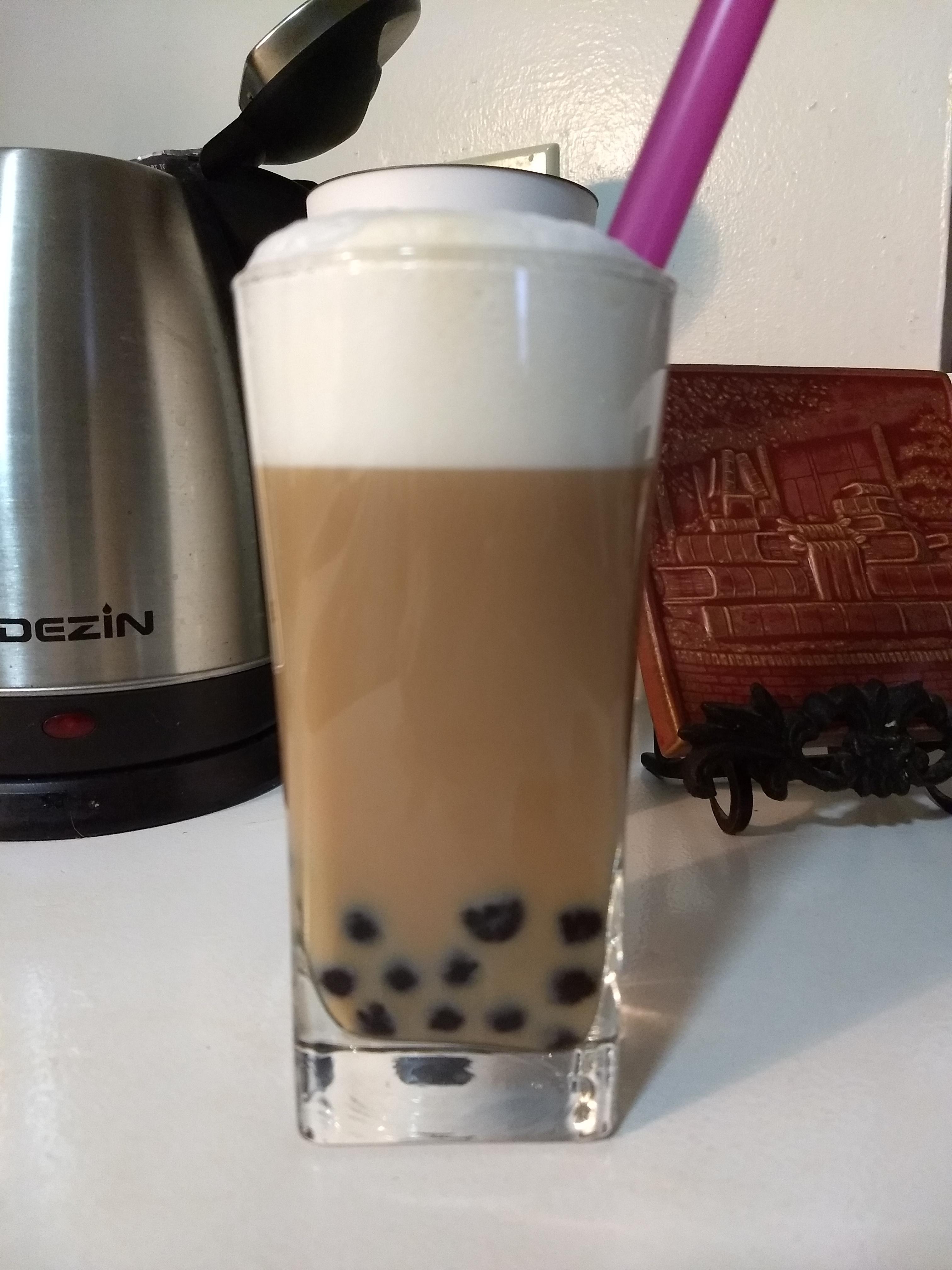 Cooled London Fog with Tapioca Pearls (details inside) | Scrolller