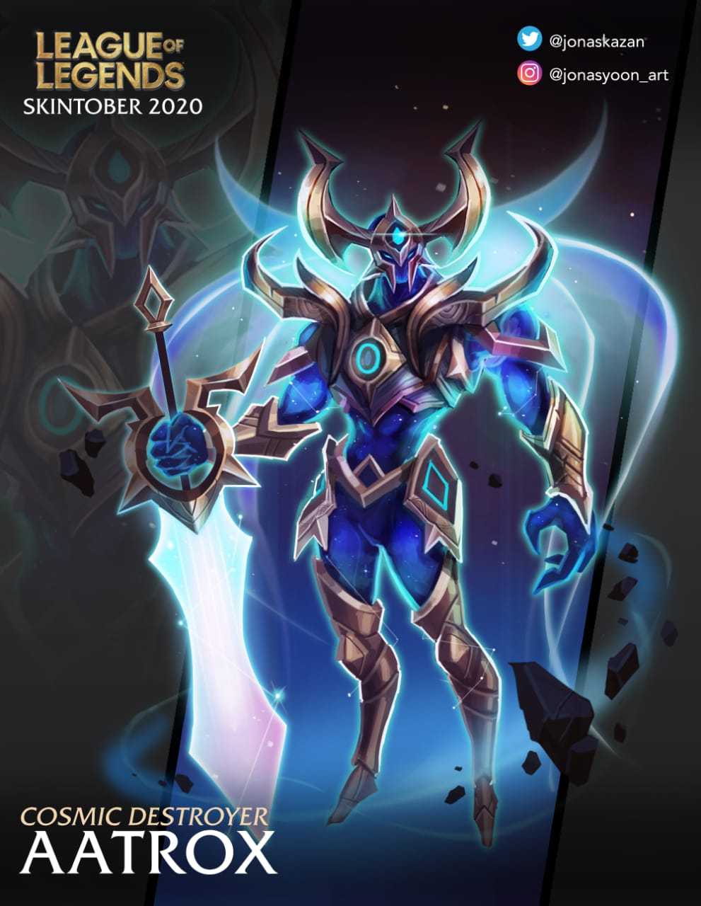 Cosmic Destroyer Aatrox by @jonaskazan | Scrolller