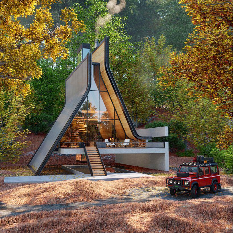 Cozy A-Frame House | Scrolller