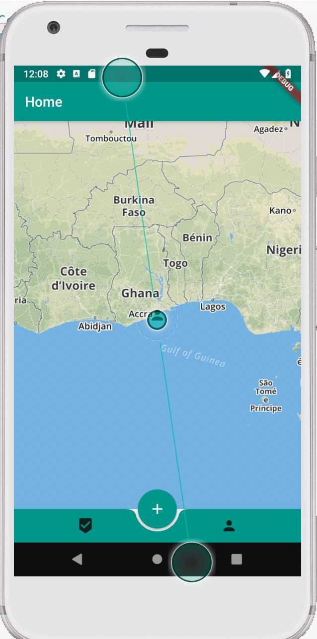 Create a Notch / Cutout inside a Map Widget to Match the AppBottomBar | Scrolller