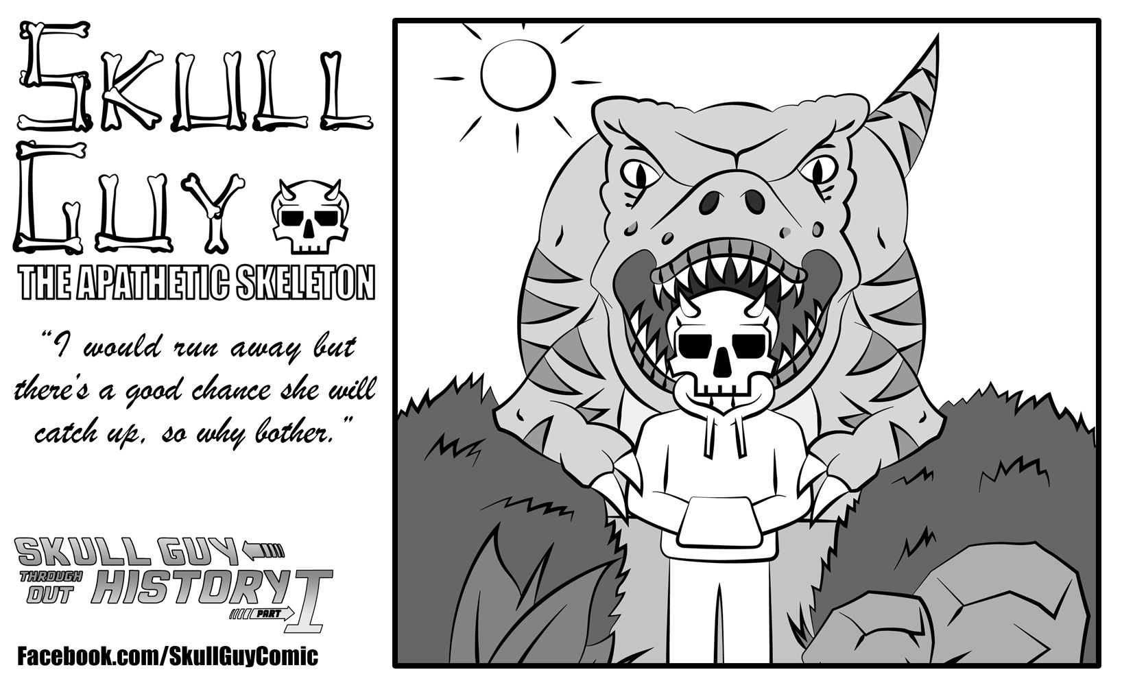 Cretaceous Park - Skull Guy, The Apathetic Skeleton - Skull Guy Throughout History I | Scrolller