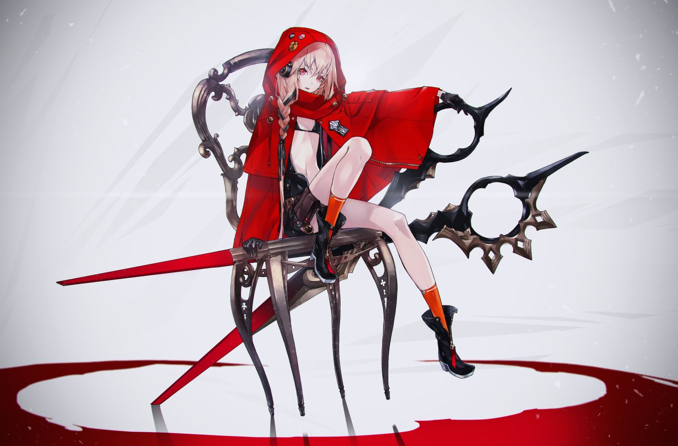Crimson scissors [original] | Scrolller