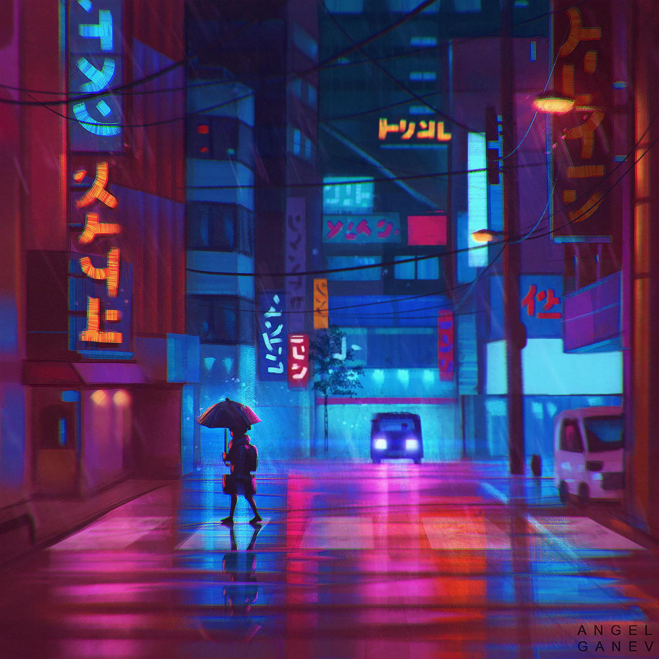Crosswalk [Angel Ganev] (xpost /r/ImaginarySliceOfLife) | Scrolller