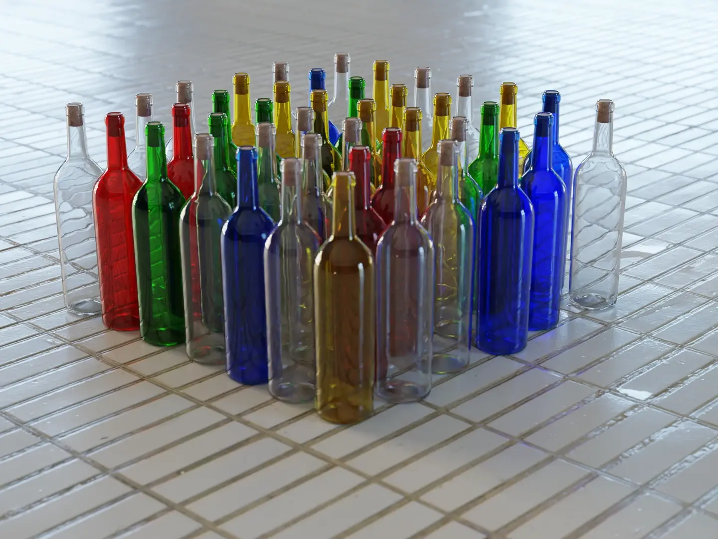 Crushing Glass Bottles Simulation | Scrolller