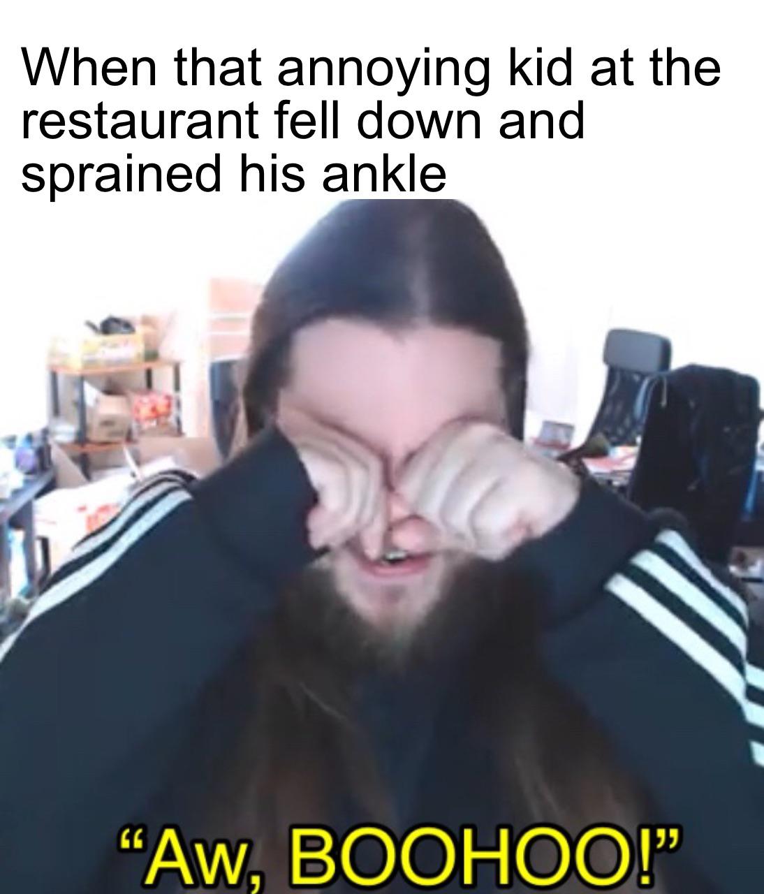 boohoo cry more | Scrolller