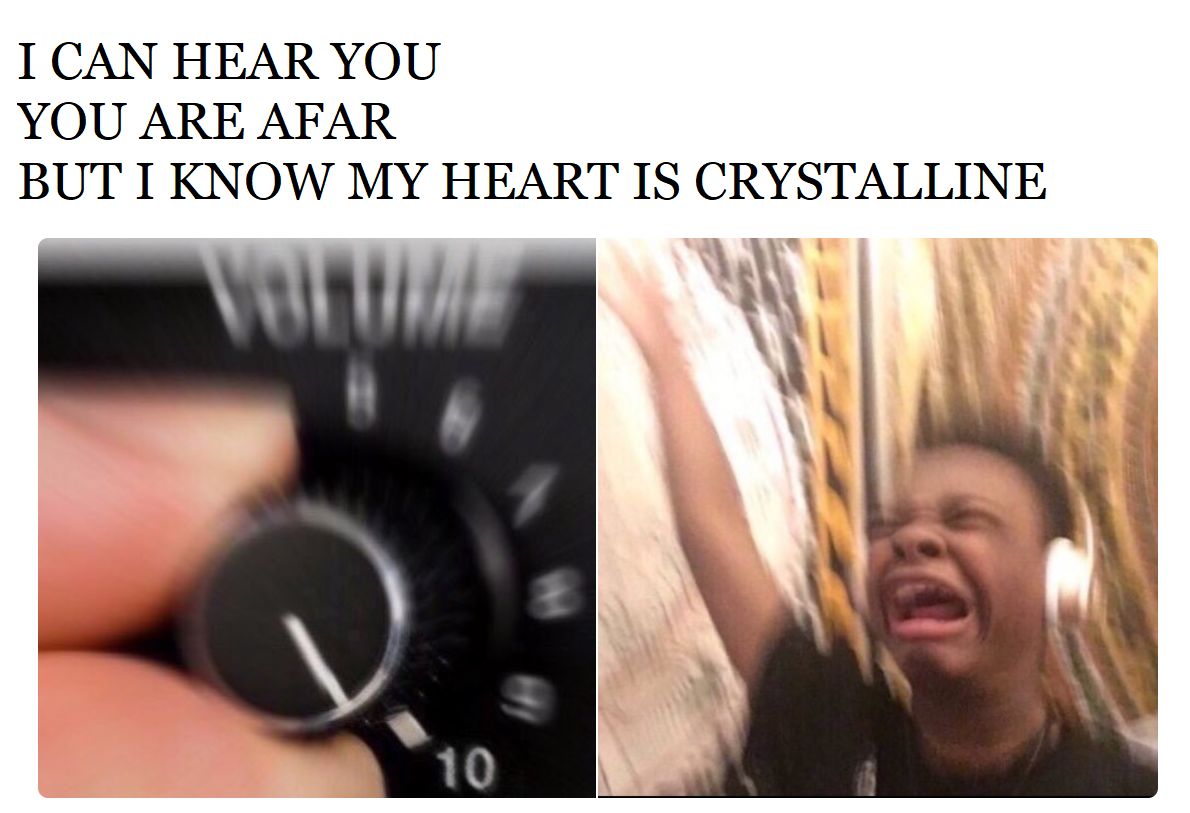 Crystalline made me cry, it's such a masterpiece | Scrolller