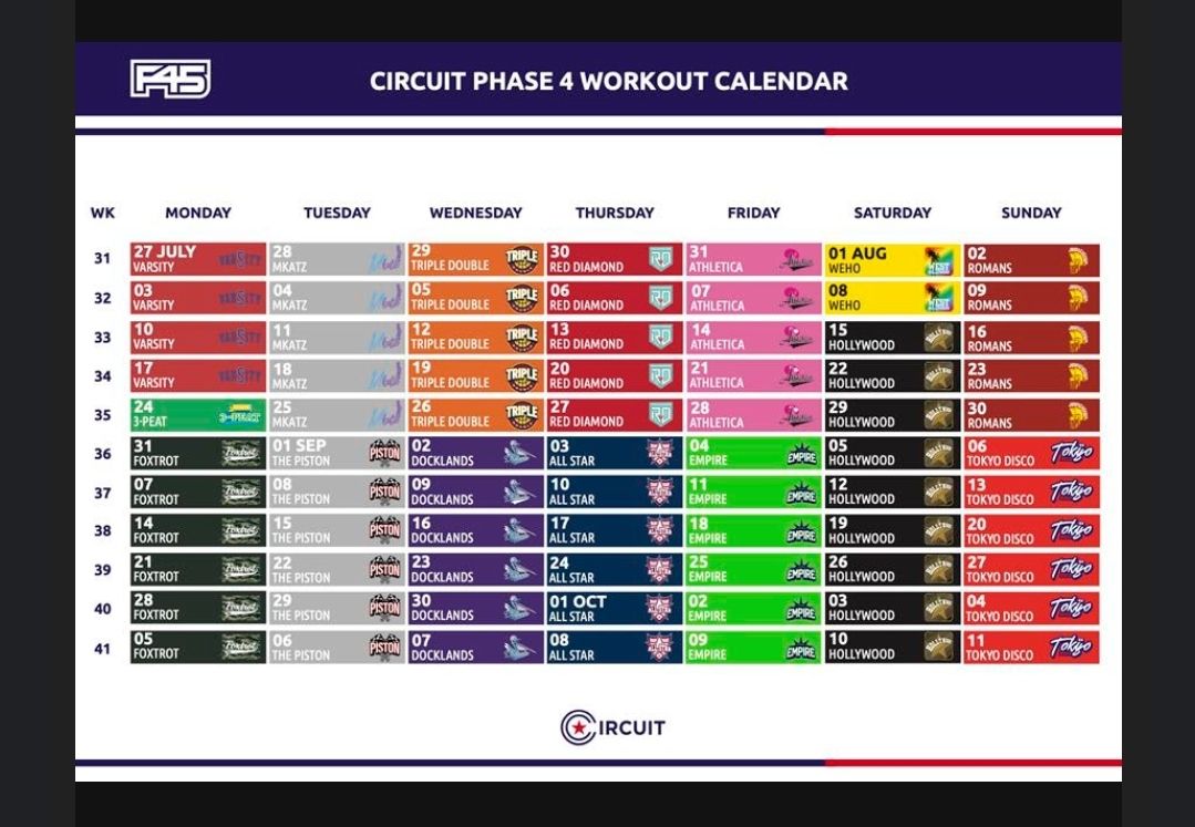 Curcuit Phase 4 Calendar (you're welcome) | Scrolller