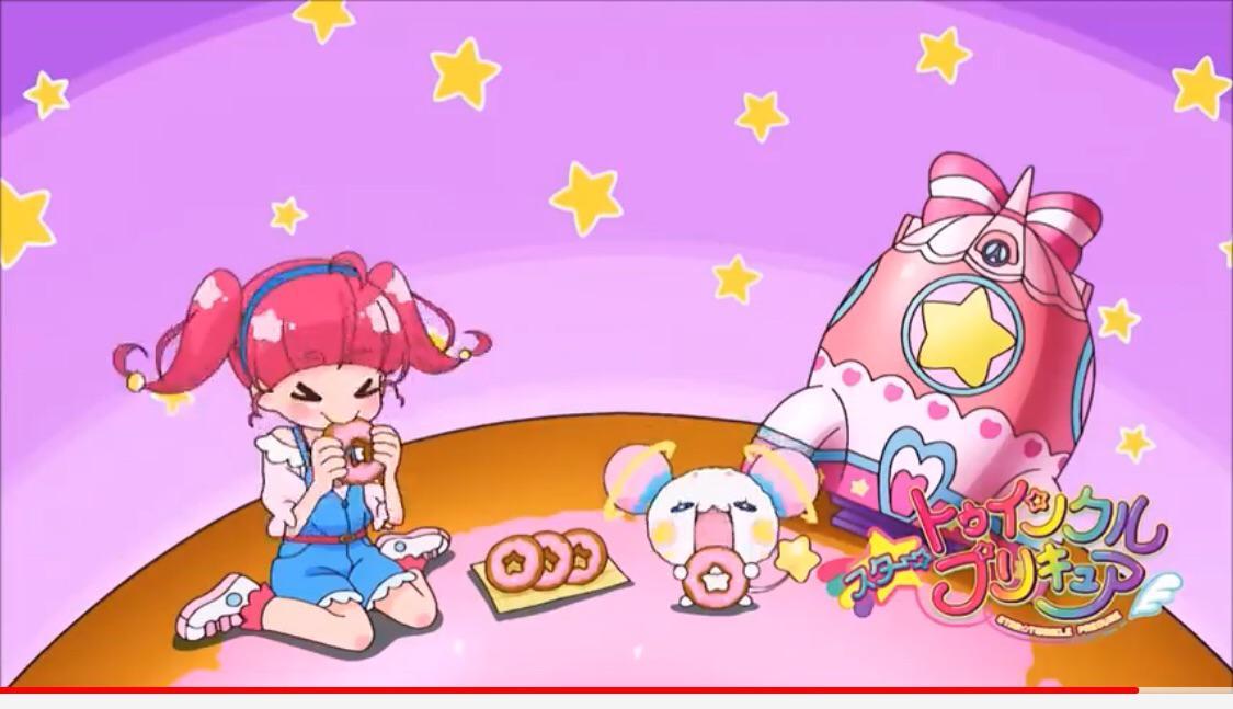 Cure star And fuwa eating doughnuts! | Scrolller