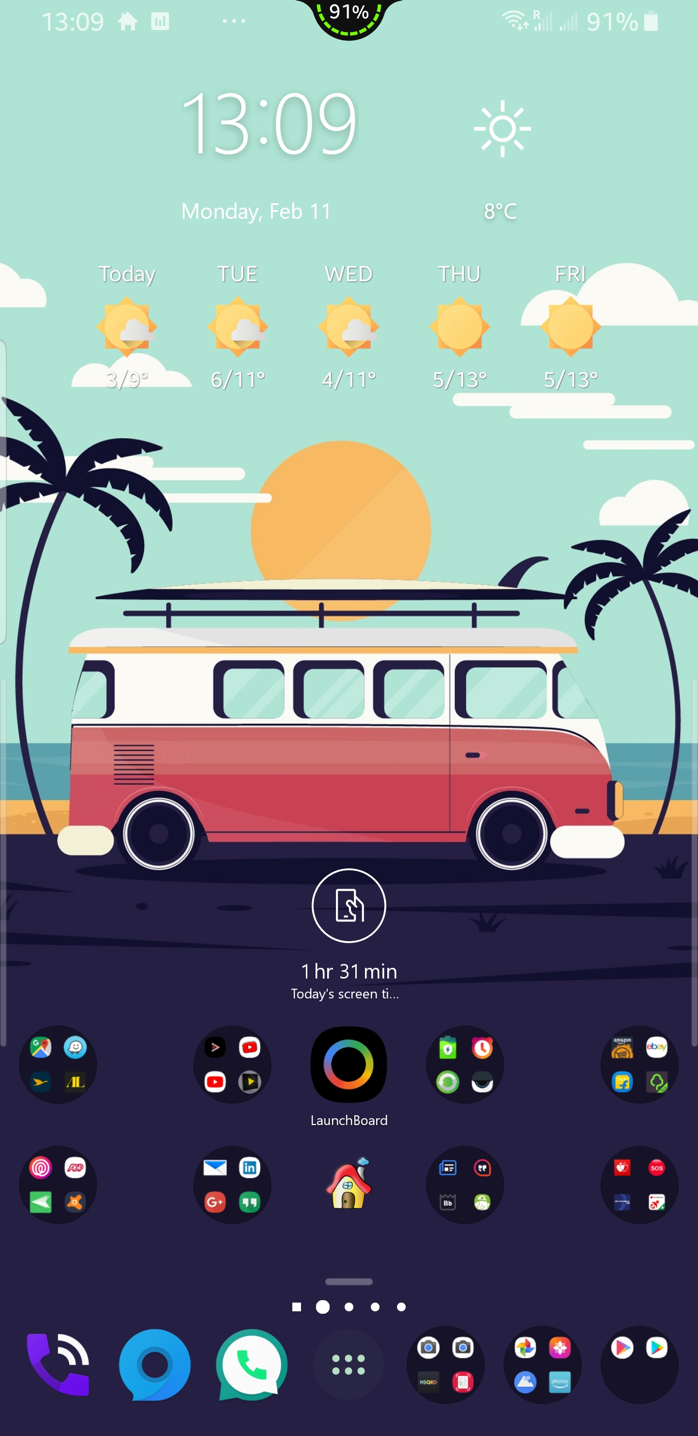 Current home screen set up on my Note 9. | Scrolller