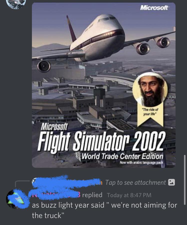 Cursed_9/11 comment in my discord | Scrolller