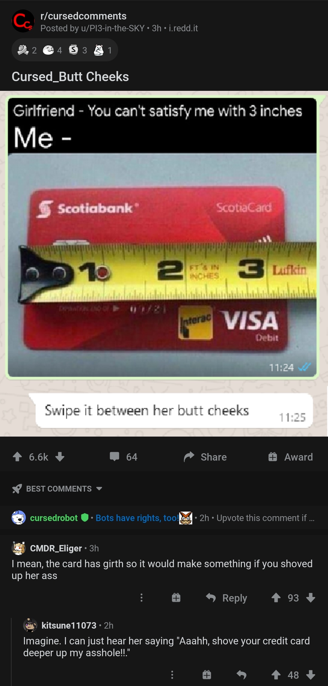 Cursed credit card | Scrolller