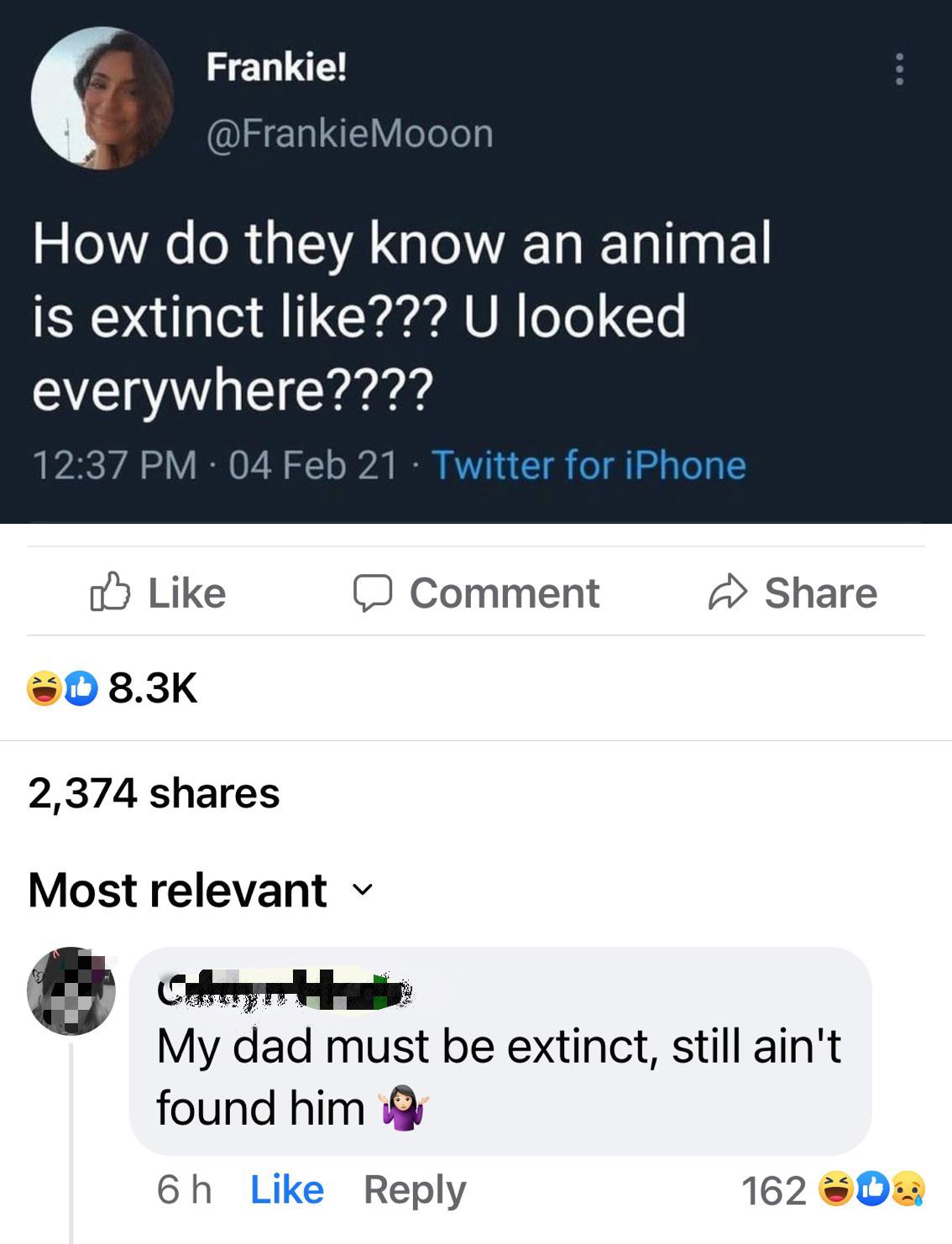 Cursed extinction | Scrolller