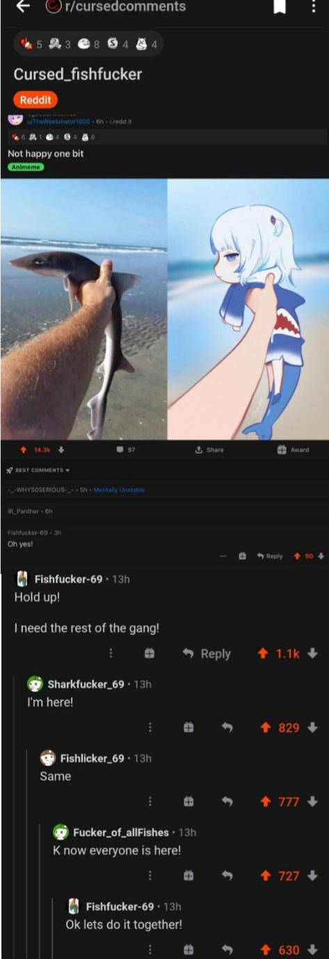 Cursed fish fuckers | Scrolller