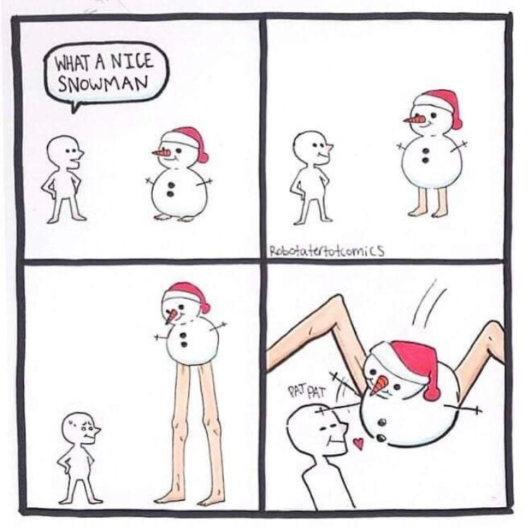 Cursed snowman | Scrolller