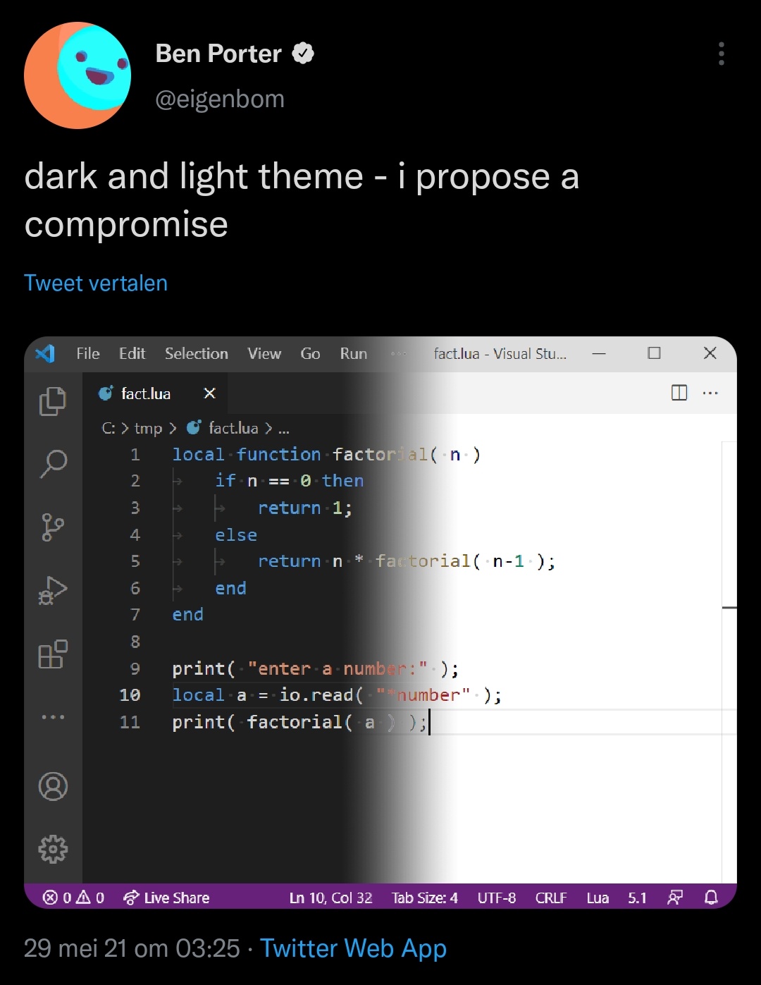 Discover more like ProgrammerHumor: cursed tweet and Related Content | Scrolller
