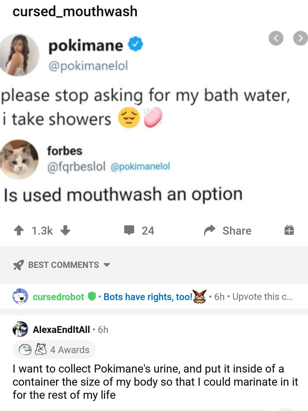 cursed urine | Scrolller