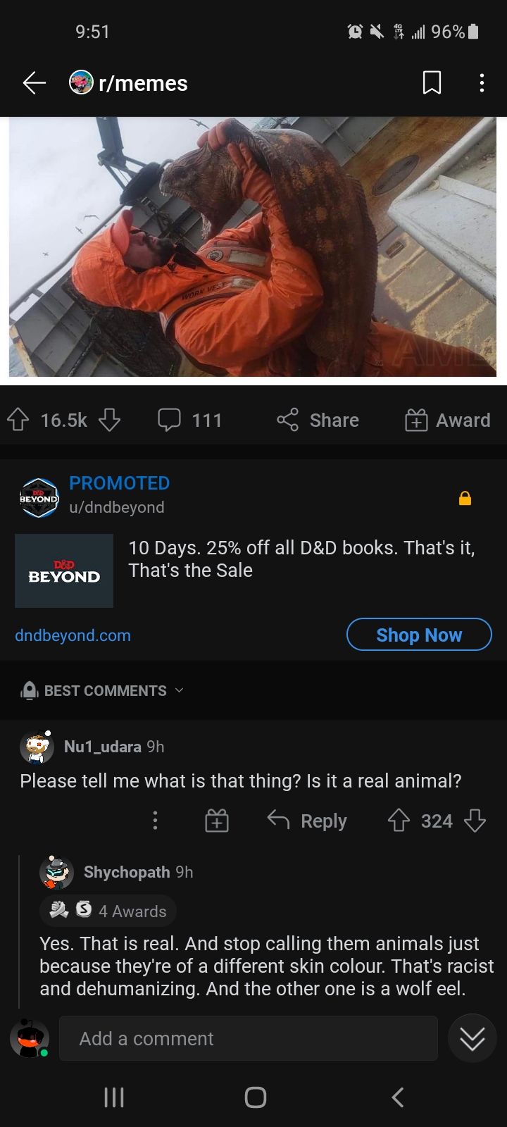 Cursed wolf fish | Scrolller