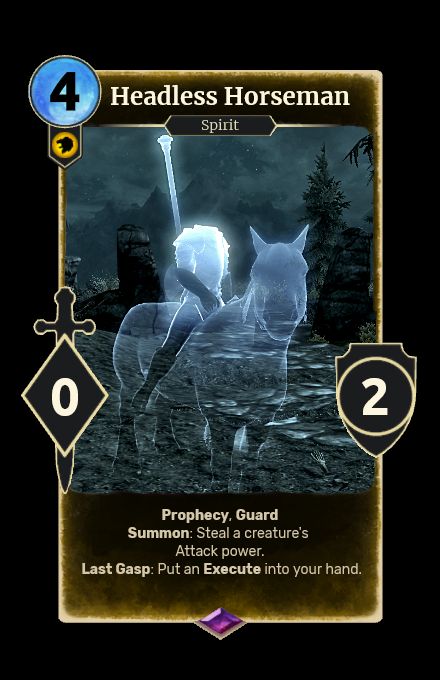 Custom card idea: Headless Horseman | Scrolller