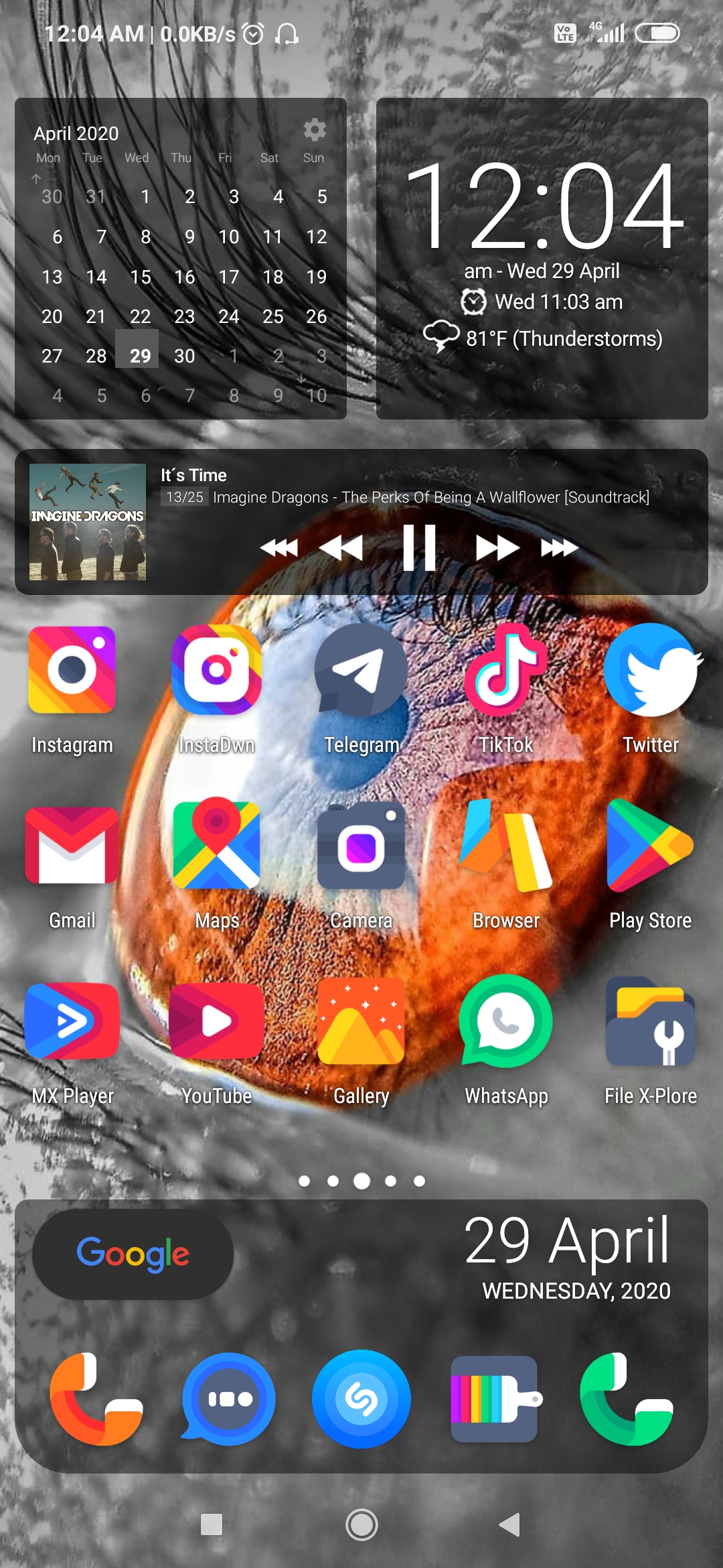 Customised Nova Launcher + Enix Icon Pack = This | Scrolller