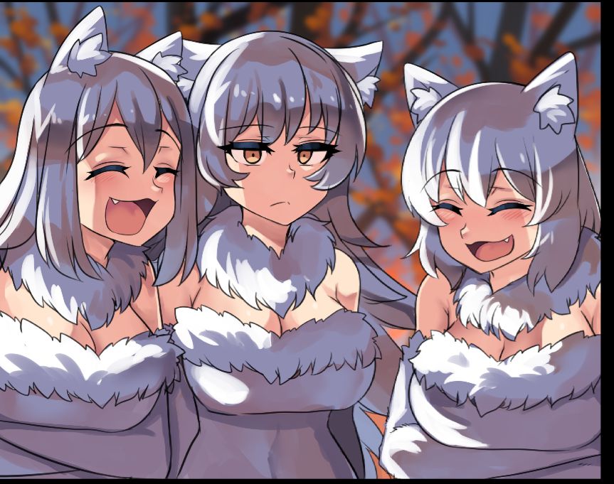 Cute fan art of the laughing wolves | Scrolller