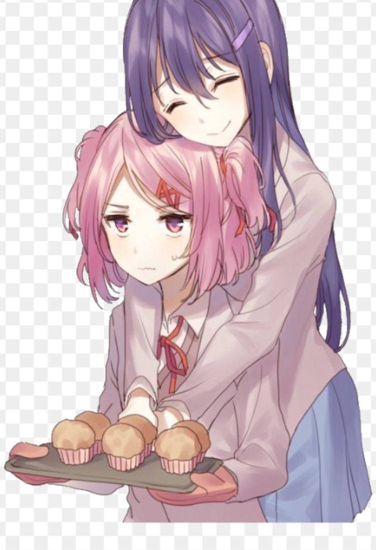 Cute little natsuki and best girl yuri. | Scrolller