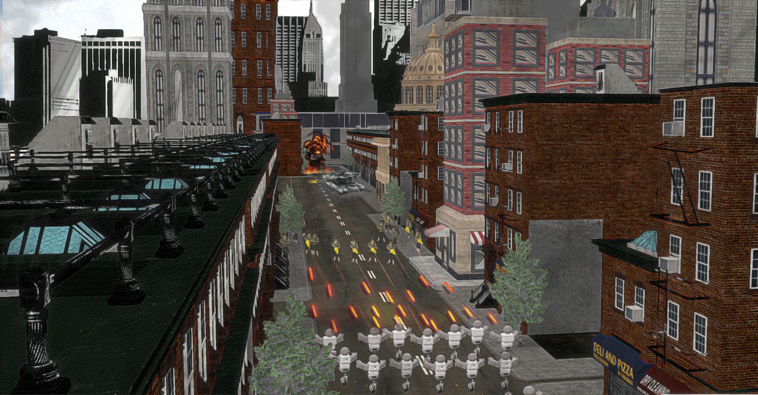 Cyber Street Battle - Original Artwork | Scrolller