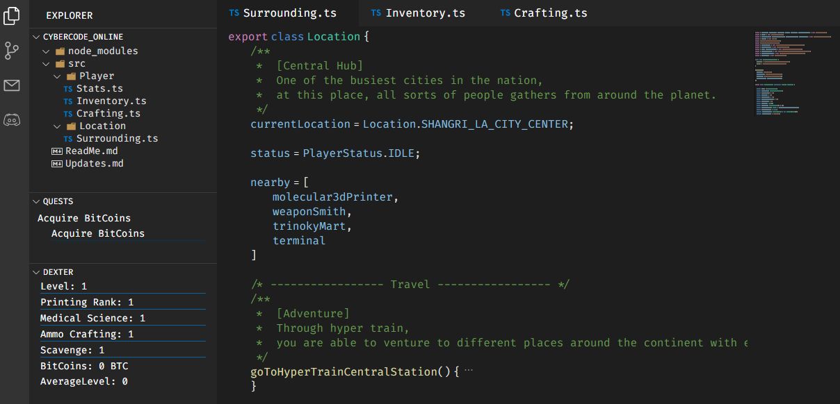 CyberCode Online: A mmorpg web game that looks like (disguised as) VS ...