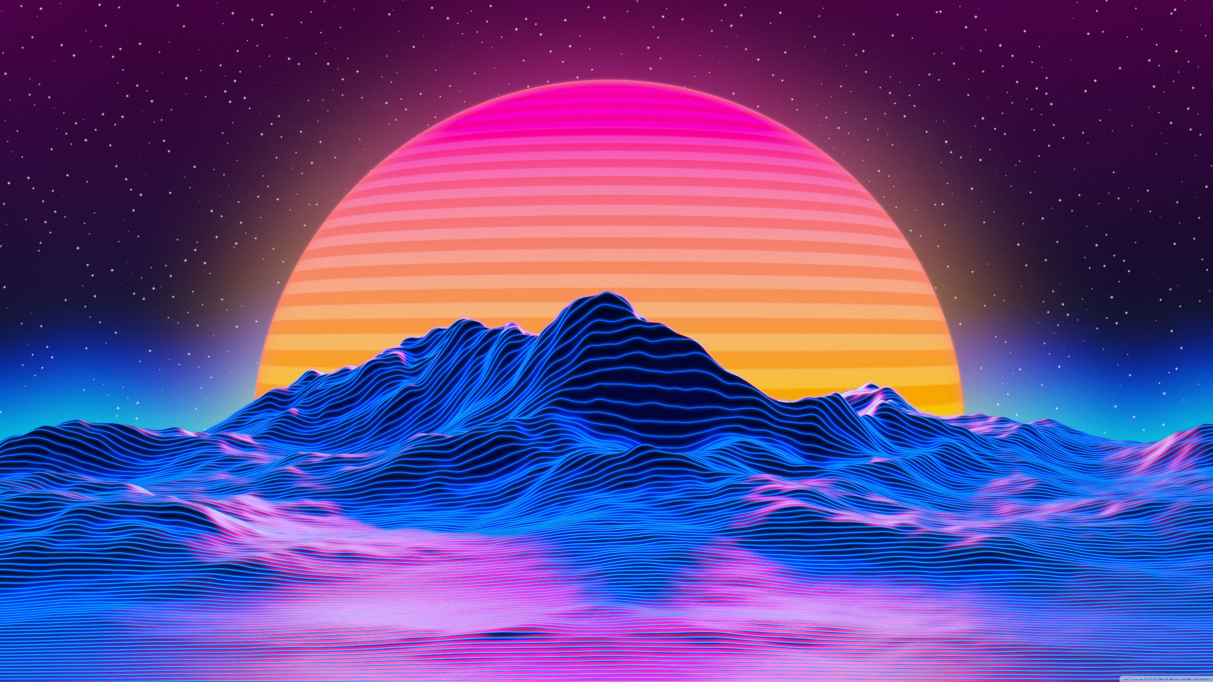Cyberspace Matrix Landscape Sunset | Scrolller