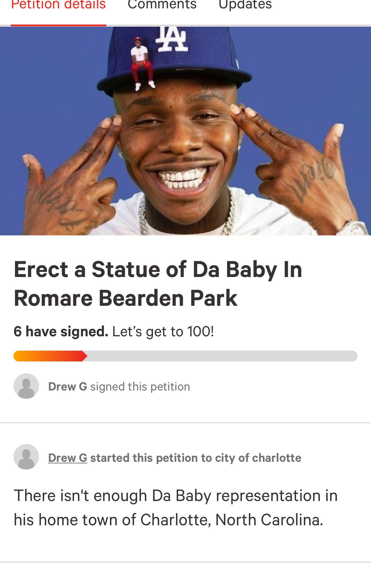 Dababy needs the representation. Sign the petition! | Scrolller