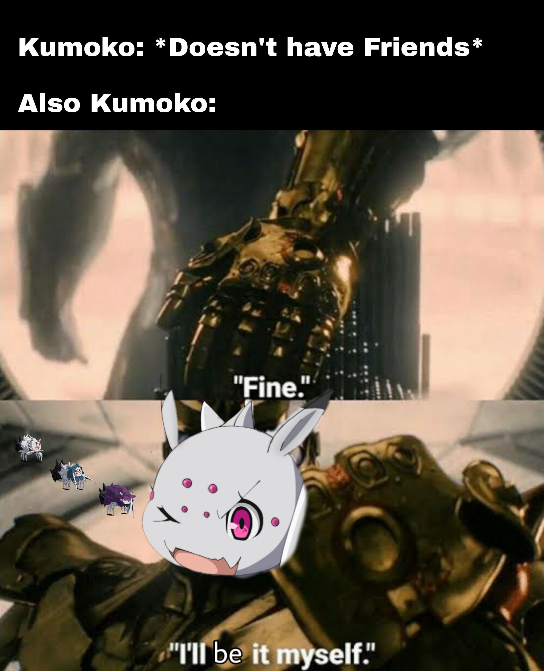 Daily (?) Kumoko meme | Day: ? | Big brain move | Scrolller