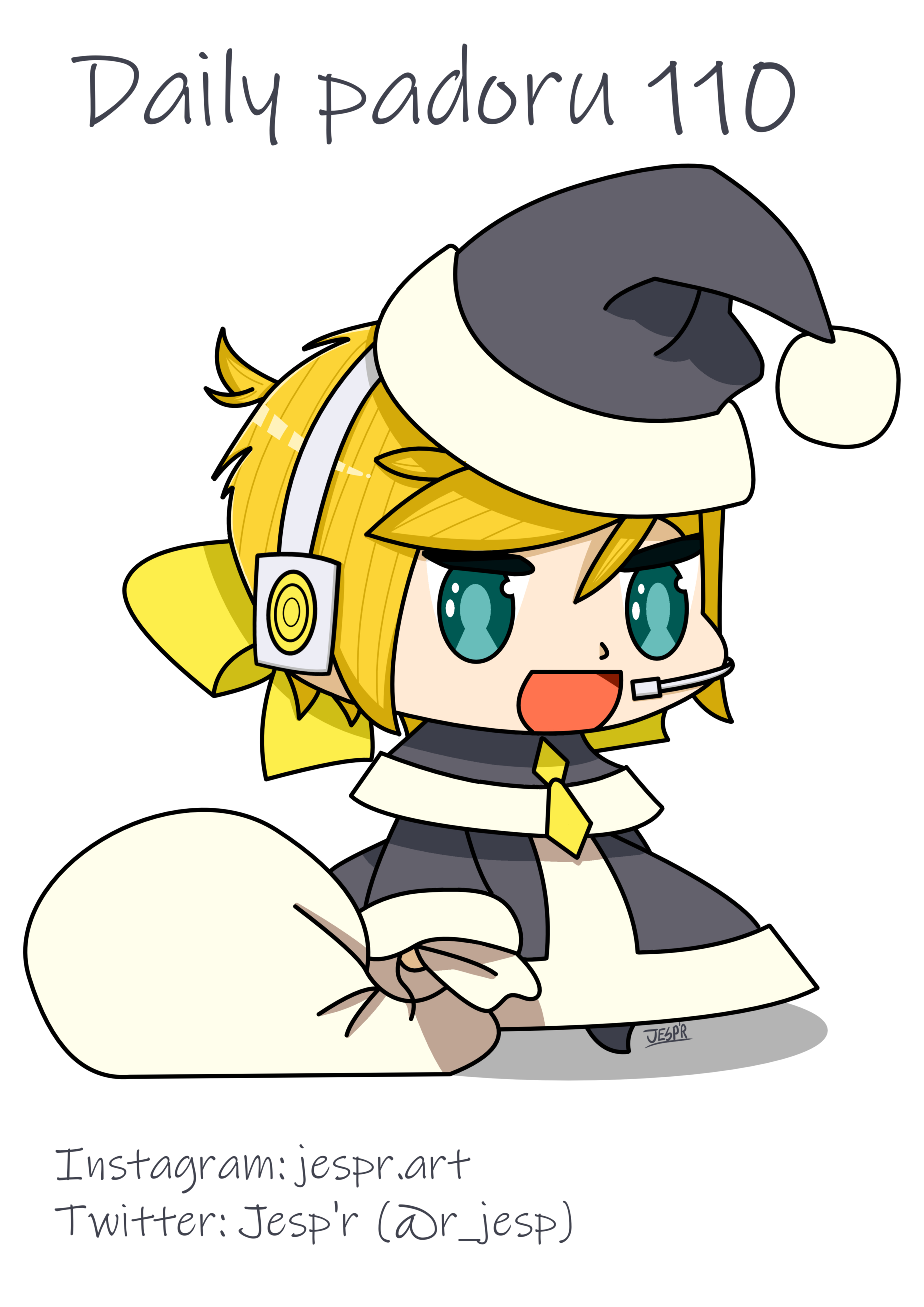 Daily padoru 110 - Kagamine Len (Vocaloid) | Scrolller