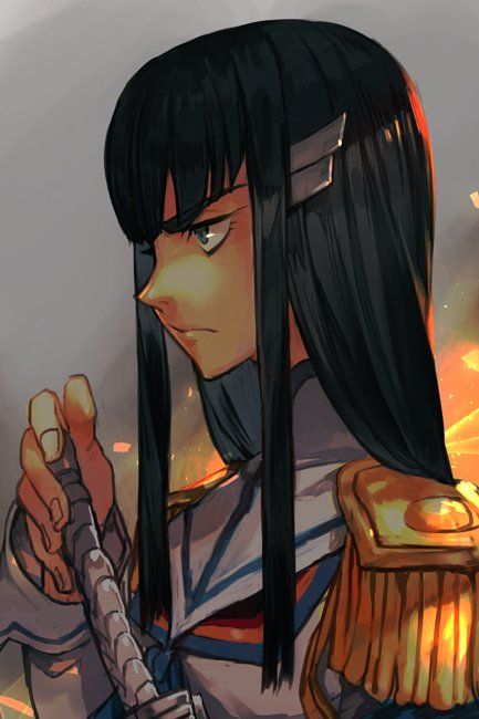 Daily Satsukiposting #52! Satsuki Kiryuin by @click_burgundy on Twitter. | Scrolller