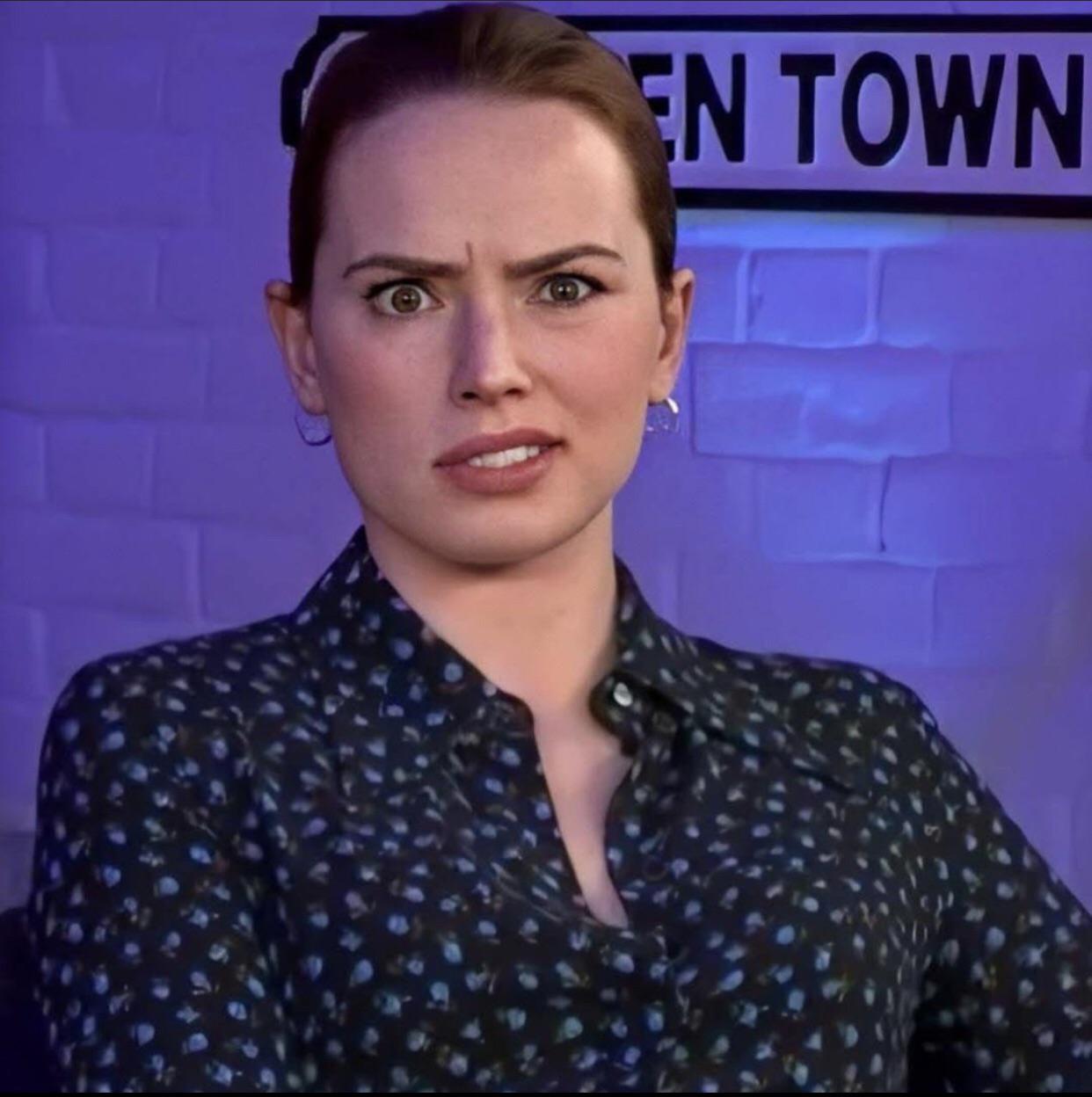 Daisy Ridley’s face after reading the comments about her on this sub | Scrolller