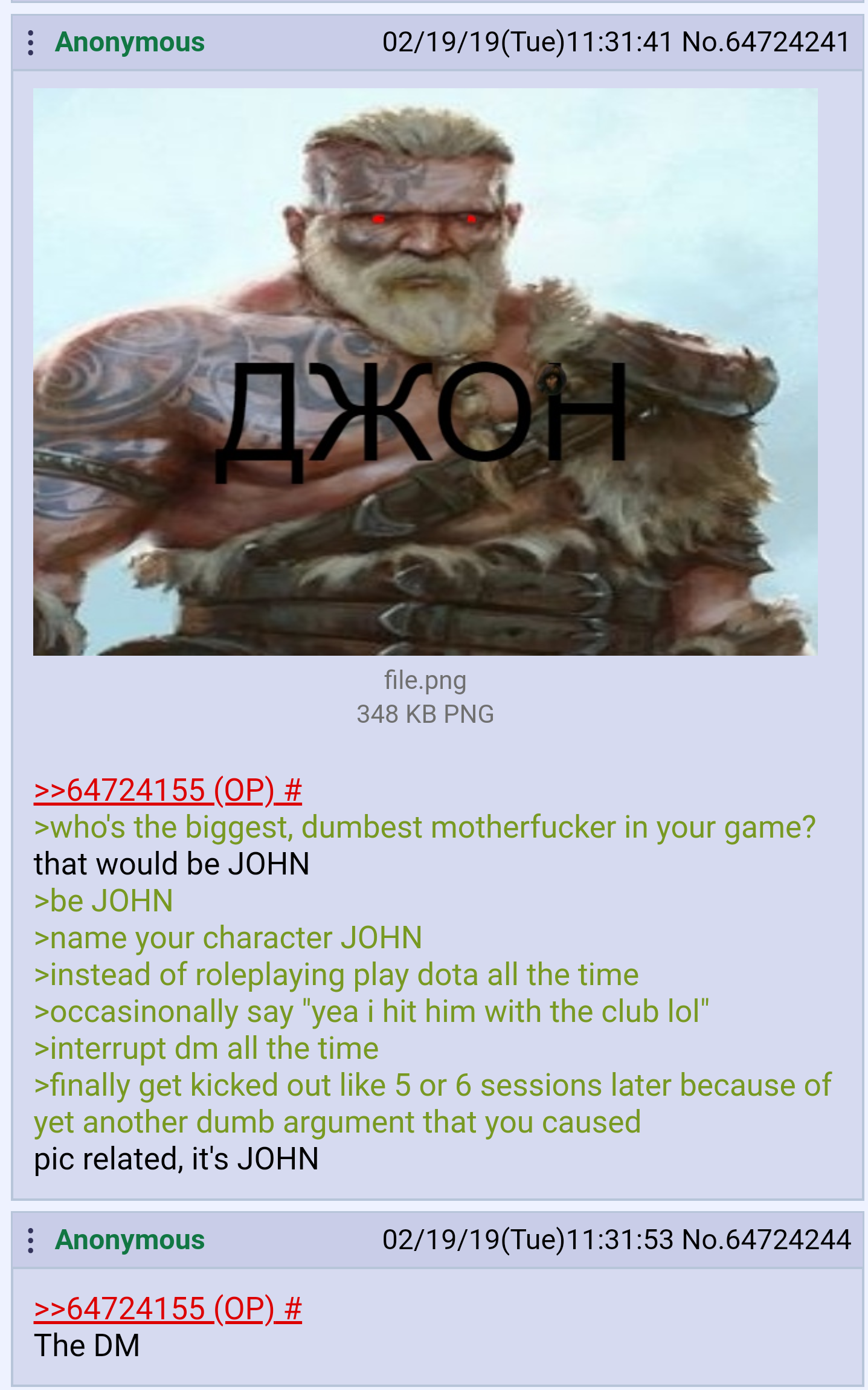 Dammit John | Scrolller