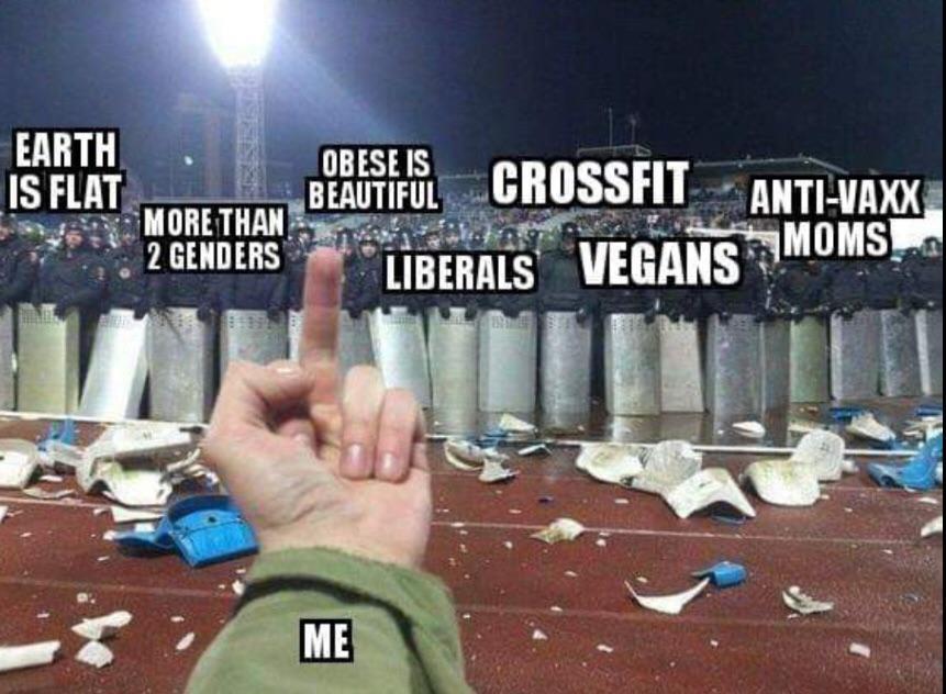 Damn liberals, flat earthers and Anti-vaxxers conspiring together! | Scrolller