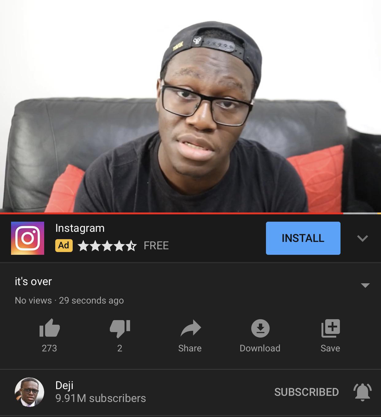 Damn, we need to be here for Deji. Can’t believe Tank is going to be put down over this ...