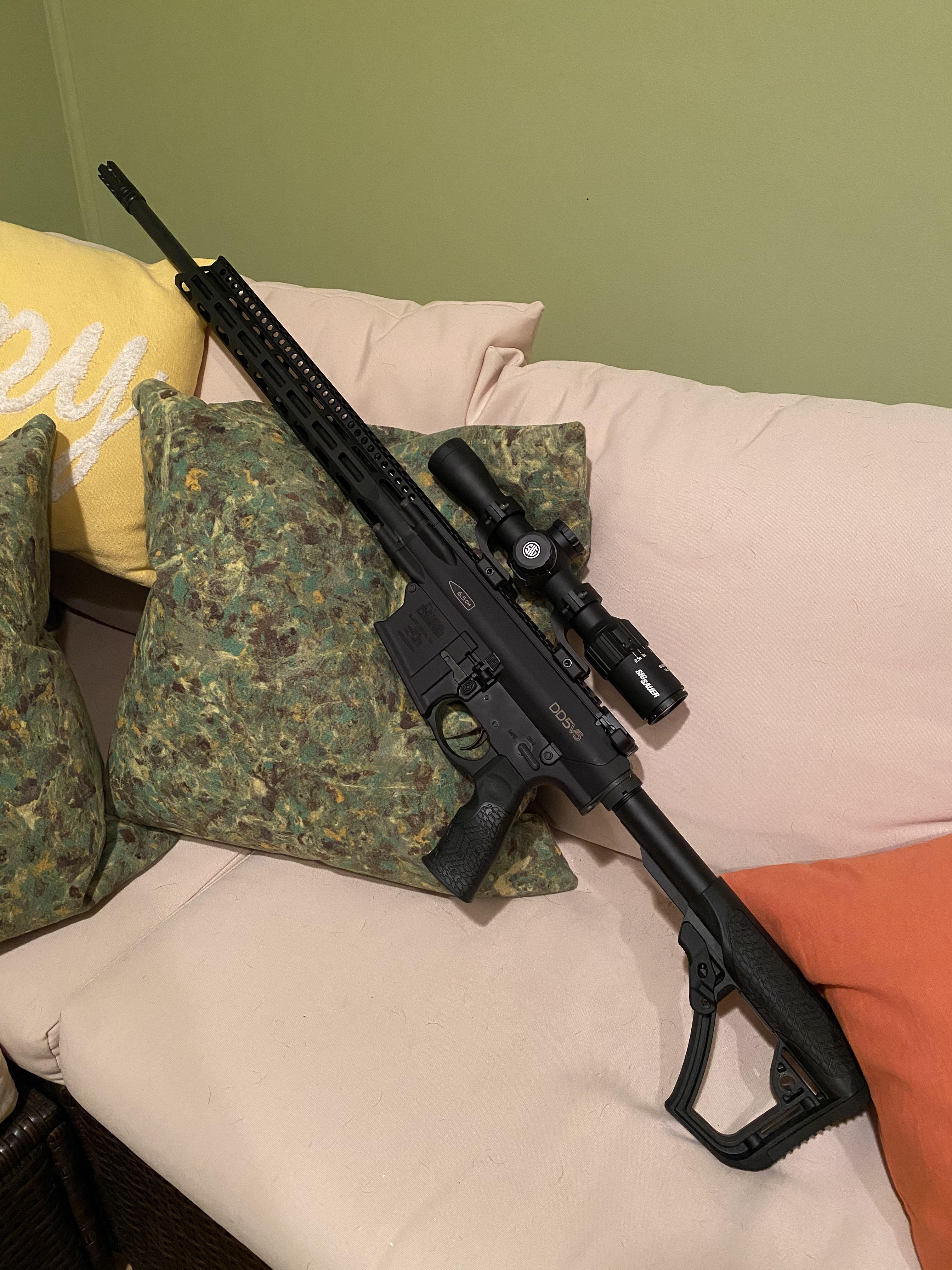 Daniel Defense DD5 V5 in 6.5 Creemoor. Barely a week old and already killed its first deer ...