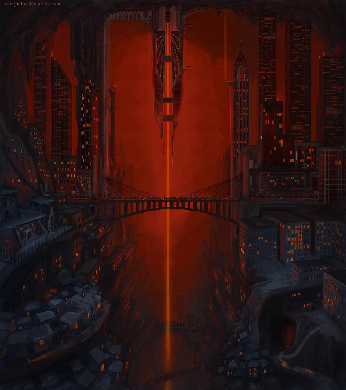 'Dark Elf City' by MeMyMine | Scrolller